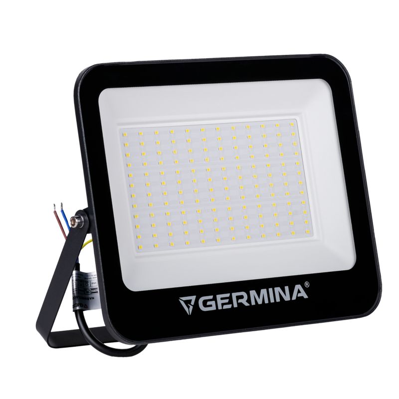 LED-projektør Germina 100W udendørslampe IP65 1 stk. – BRDR. KOMPLET
